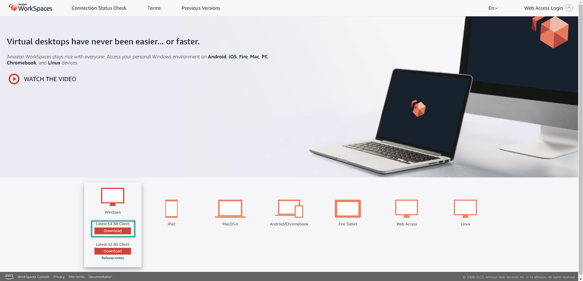Access WorkSpaces - WorkSpaces Client :: AWS System Manager