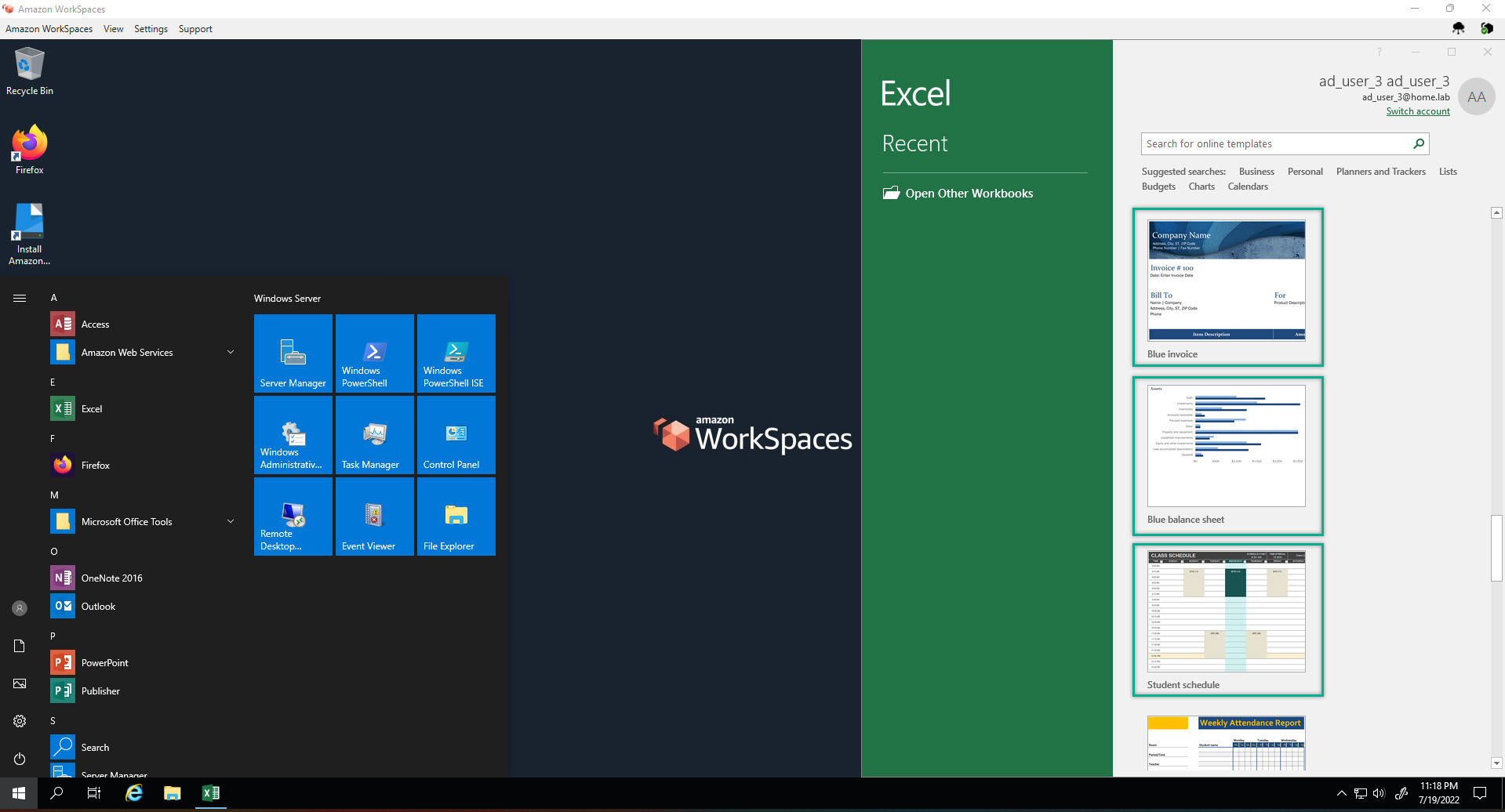 Access WorkSpaces - WorkSpaces Client :: AWS System Manager