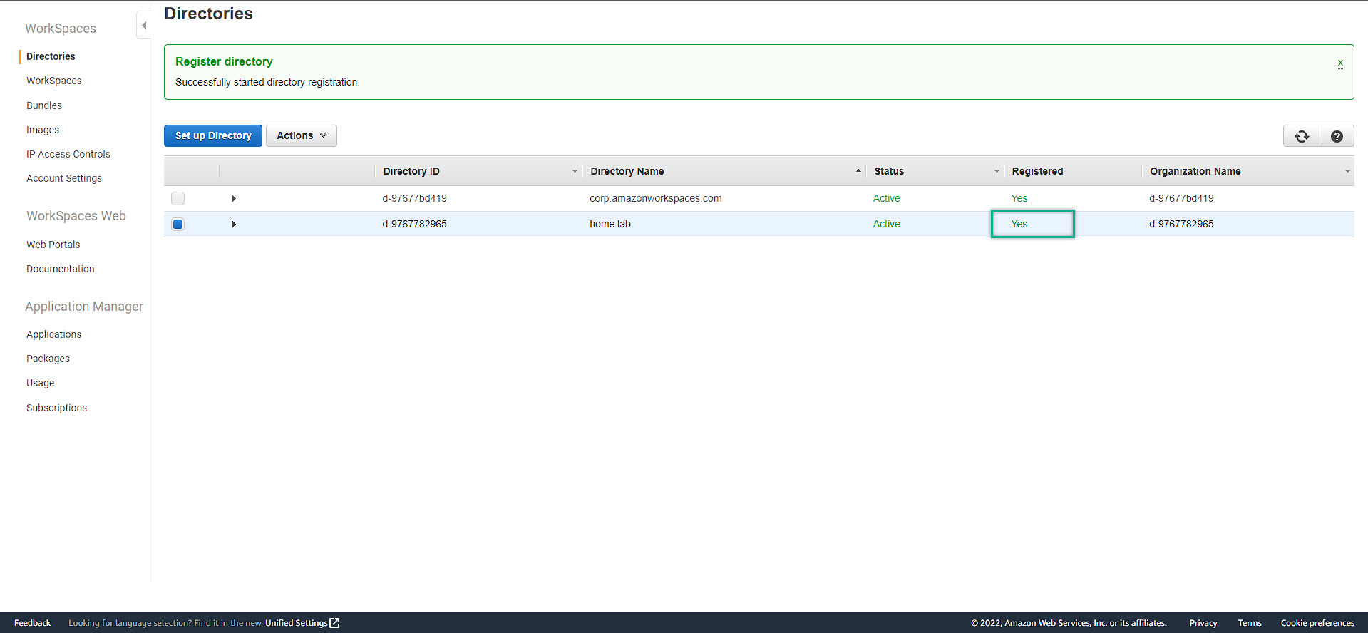 Prepare To Deploy Amazon WorkSpaces :: AWS System Manager