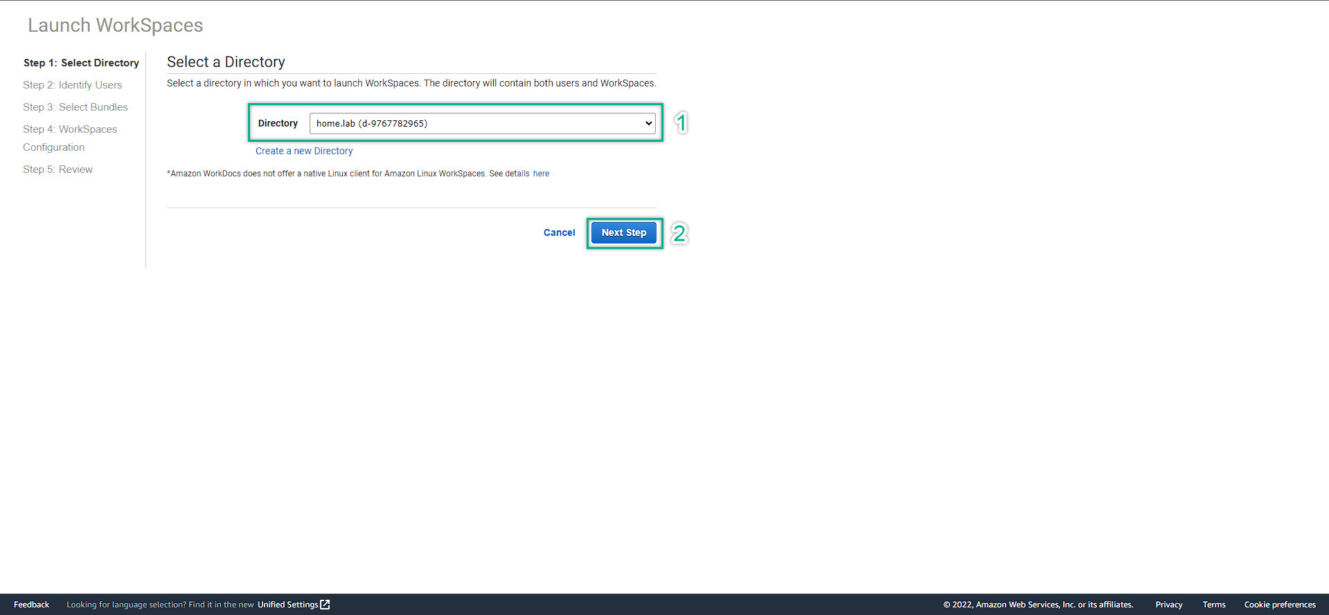 Deploy Amazon WorkSpaces :: AWS System Manager