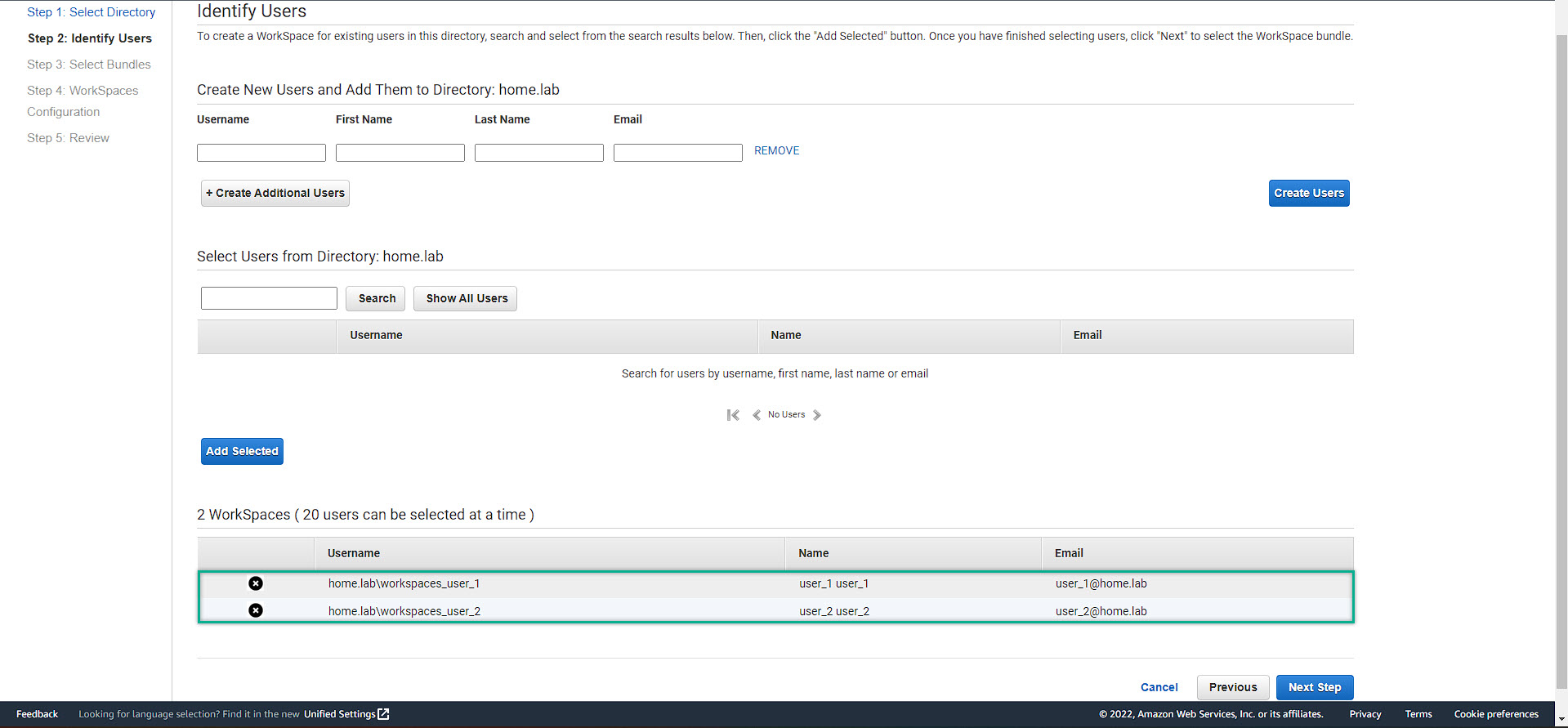 Deploy Amazon WorkSpaces :: AWS System Manager