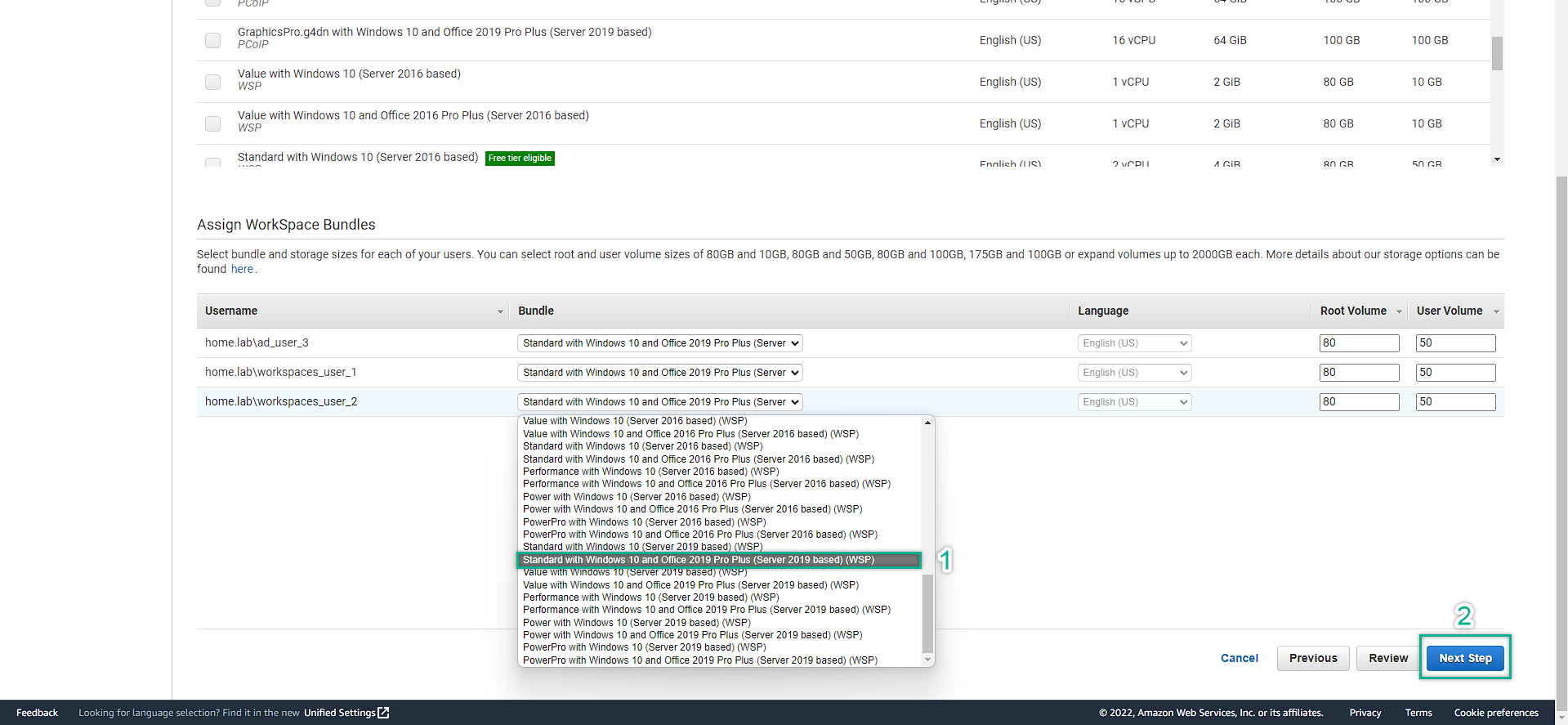 Deploy Amazon WorkSpaces :: AWS System Manager