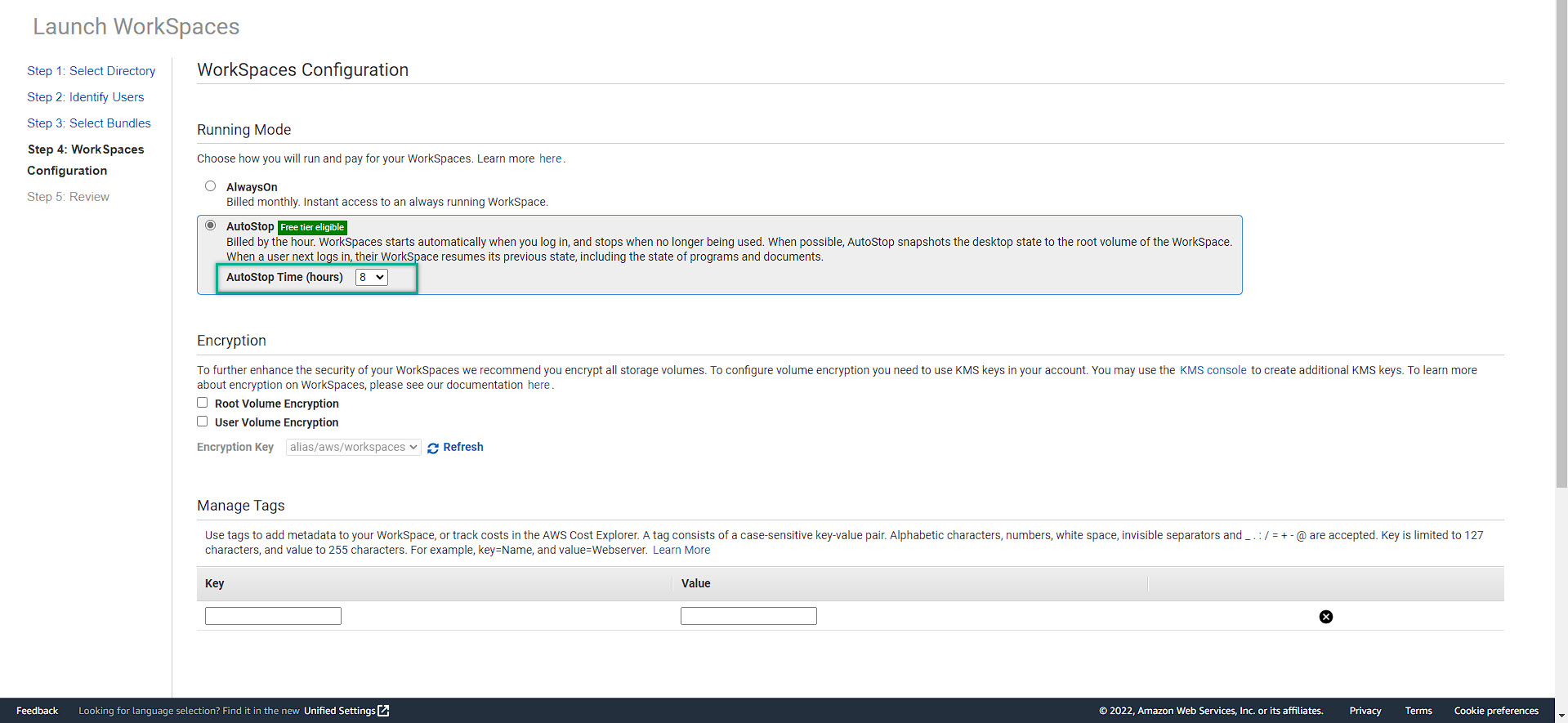 Deploy Amazon WorkSpaces :: AWS System Manager